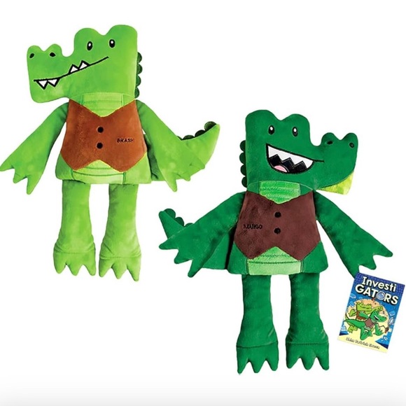 Toys | Brash And Mango Green Alligator Plush Toy | Poshmark